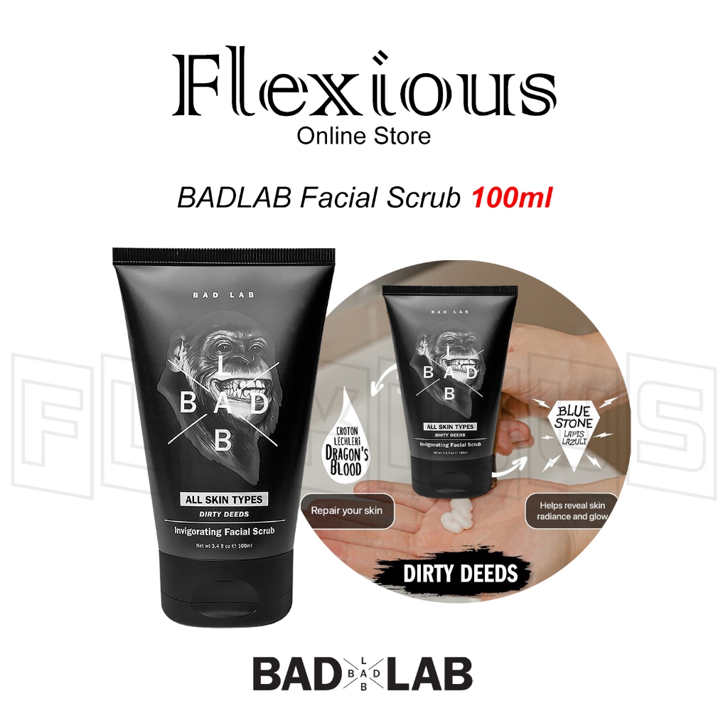 *BADLAB* Invigorating Facial Scrub 100ml ( Dirty Deeds ) | Shopee Malaysia