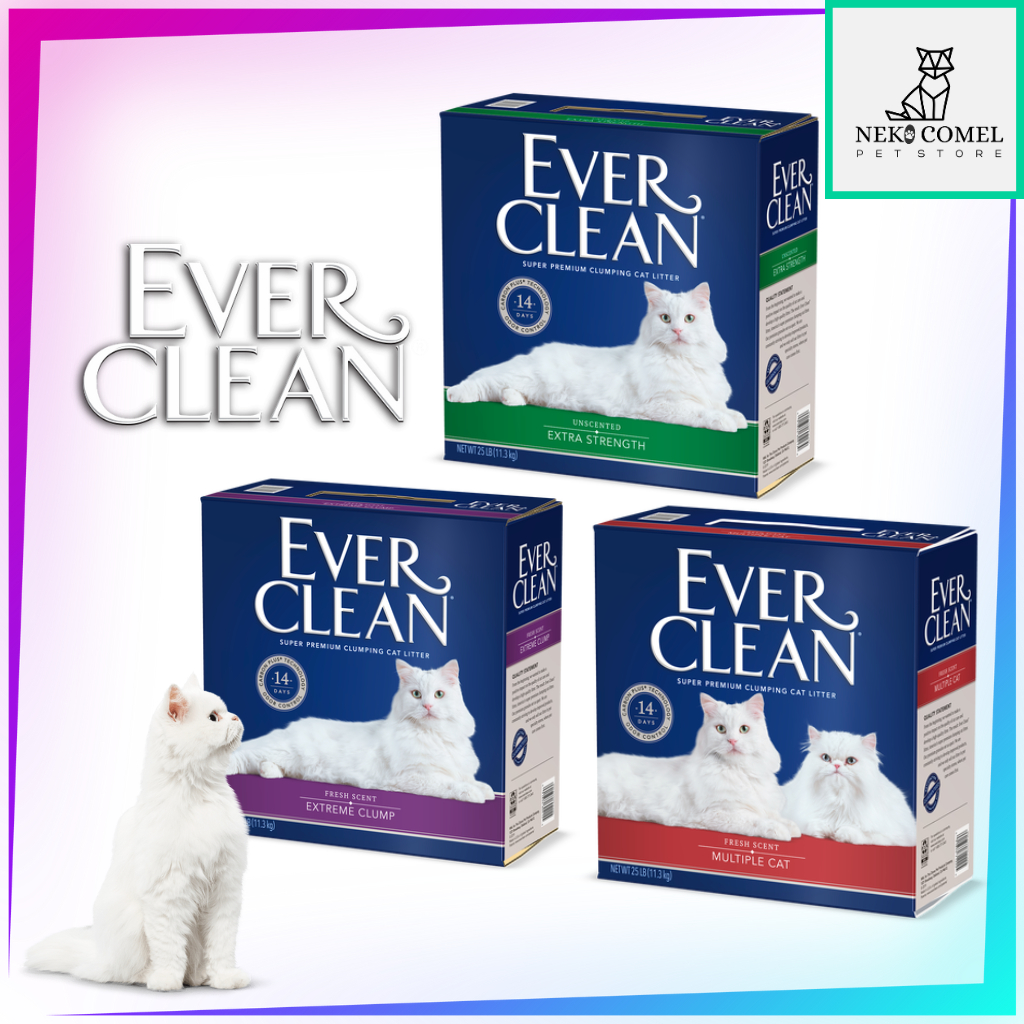 Ever Clean Cat Litter 11.3KG( Lightly-Scented Multiple Cat / Lightly ...