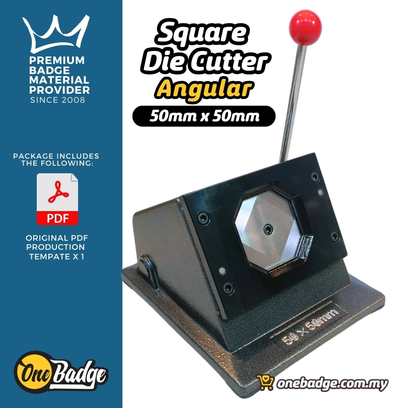 Angular Square Die Cutter- 50mm x 50mm | 2" x 2" Square Angular Die ...