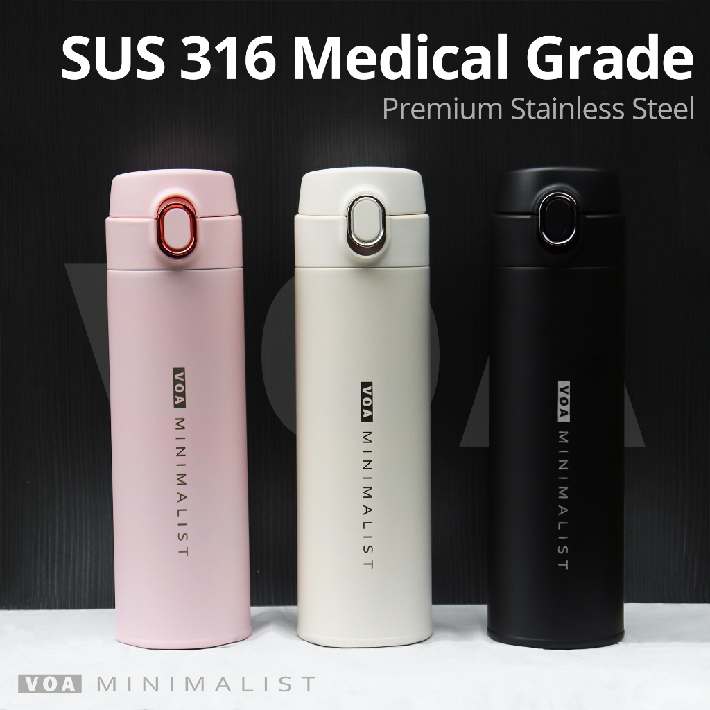 VOA SUS 316 Premium Single-Handed Thermos Bottle 500ML / Vacuum Thermal ...