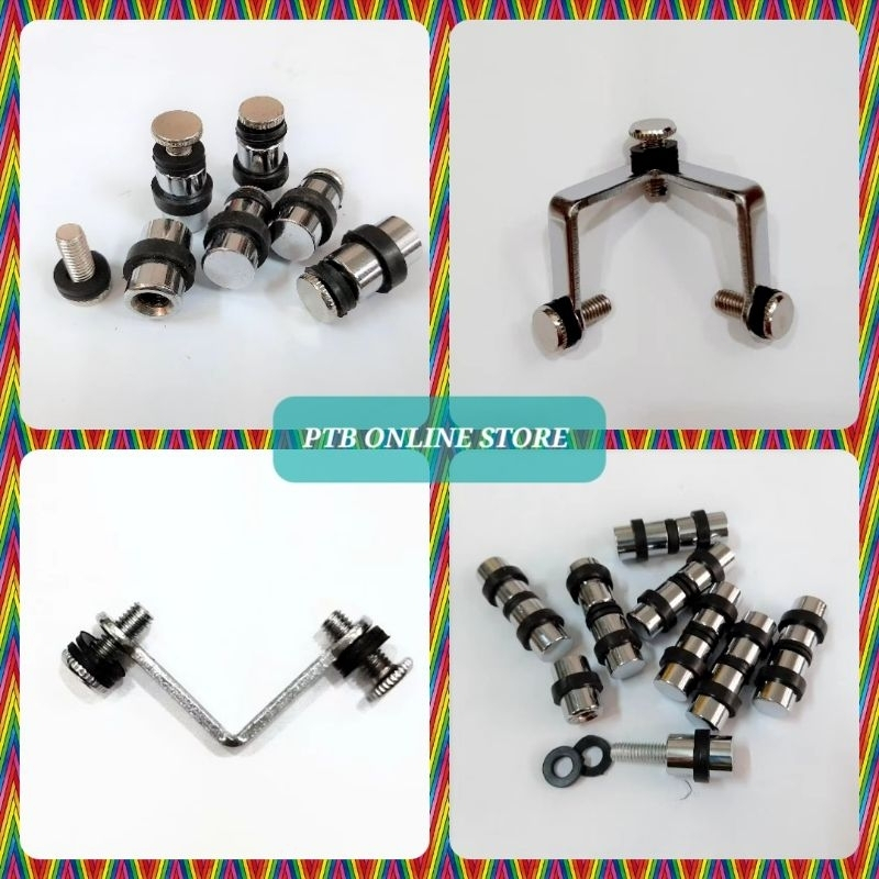 Glass shelf supports holder/holder pins/glass cabinet panel bracket ...