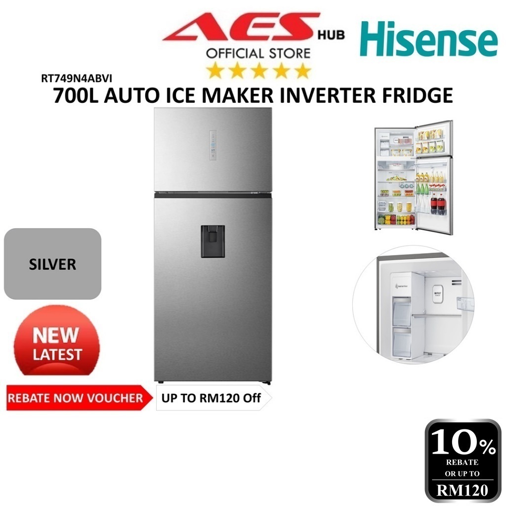 CAN SETUP Hisense Fridge 700L Inverter Refrigerator 2 Door Fridge Peti ...