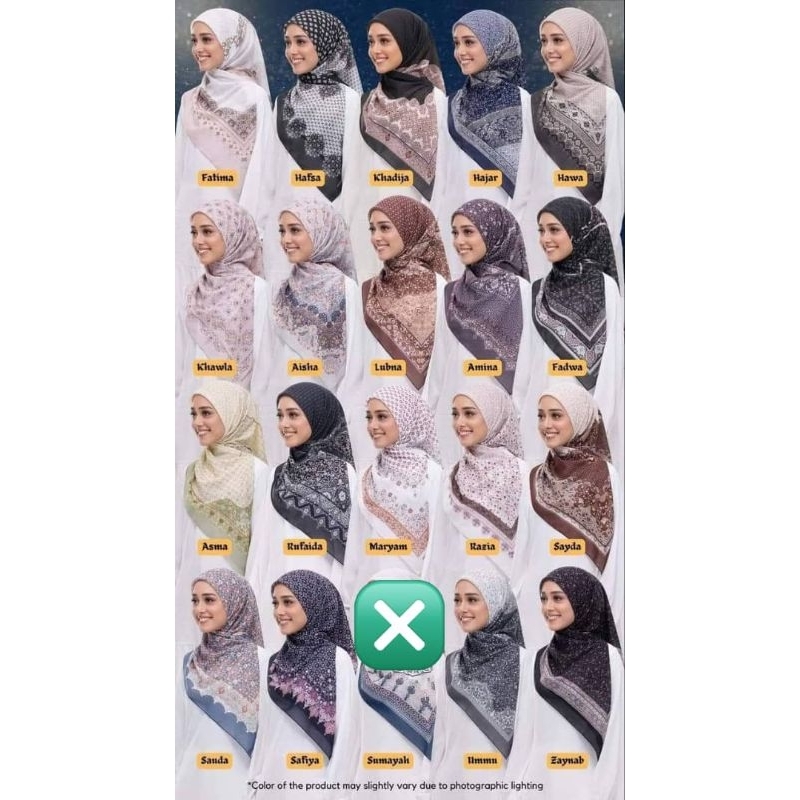 bawal moonandstella Amra collection | Shopee Malaysia