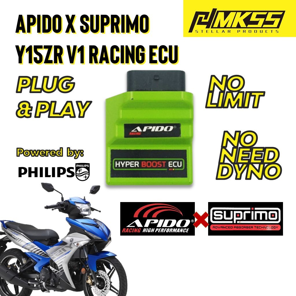 Apido X Suprimo Y15ZR V1 V2 Racing Hyper Boost ECU PNP No Dyno No Cut ...