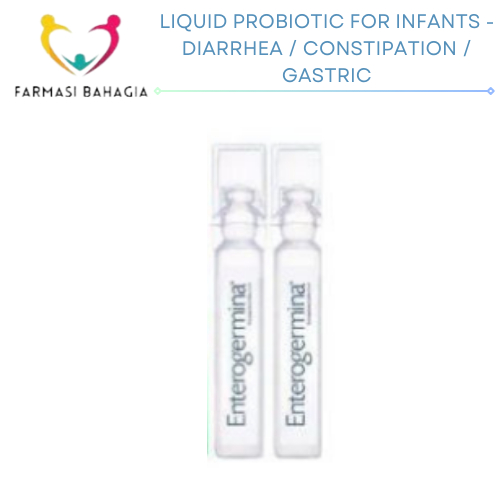 ENTEROGERMINA LIQUID PROBIOTIC 5ML/VIAL (1 VIAL) - Suitable for Infant ...