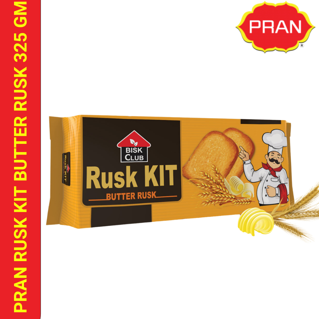 PRAN Rusk Kit Butter Rusk (330g) | Shopee Malaysia