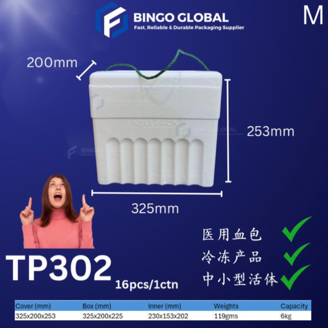 Tp302 Polystyrene Foam Box / Polyfoam Box / Fish Box / Ice Box ...