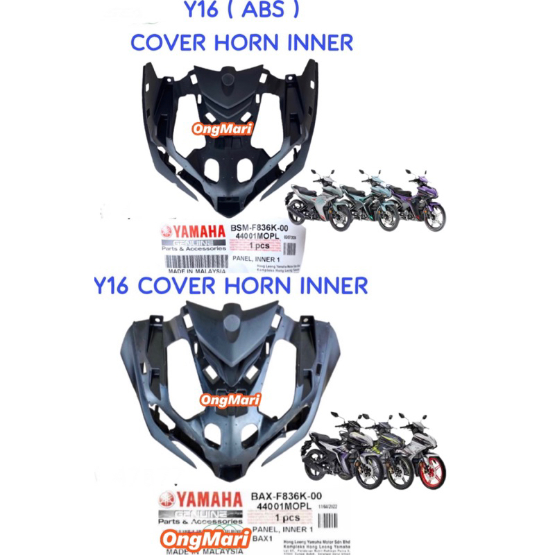 Yamaha Y16 Y16ZR V1 V2 ABS HORN PANEL INNER HORN COVER HOLDER cover ...