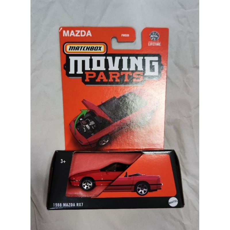 Matchbox 2024 Moving Parts 1988 Mazda RX7 | Shopee Malaysia