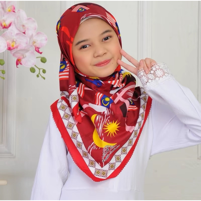 Bawal Merdeka Laser Cut Budak Kanak Kanak | Shopee Malaysia
