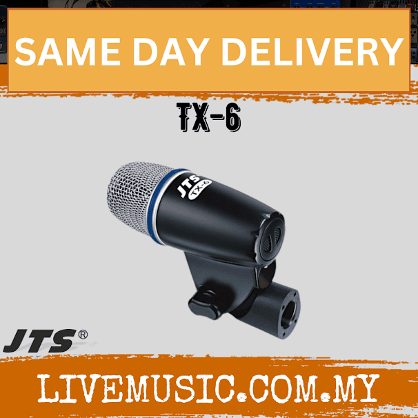 JTS TX-6 Instrument microphone - Snare Drum , Tom-toms , Percussion , Brass Woodwind instrument ...