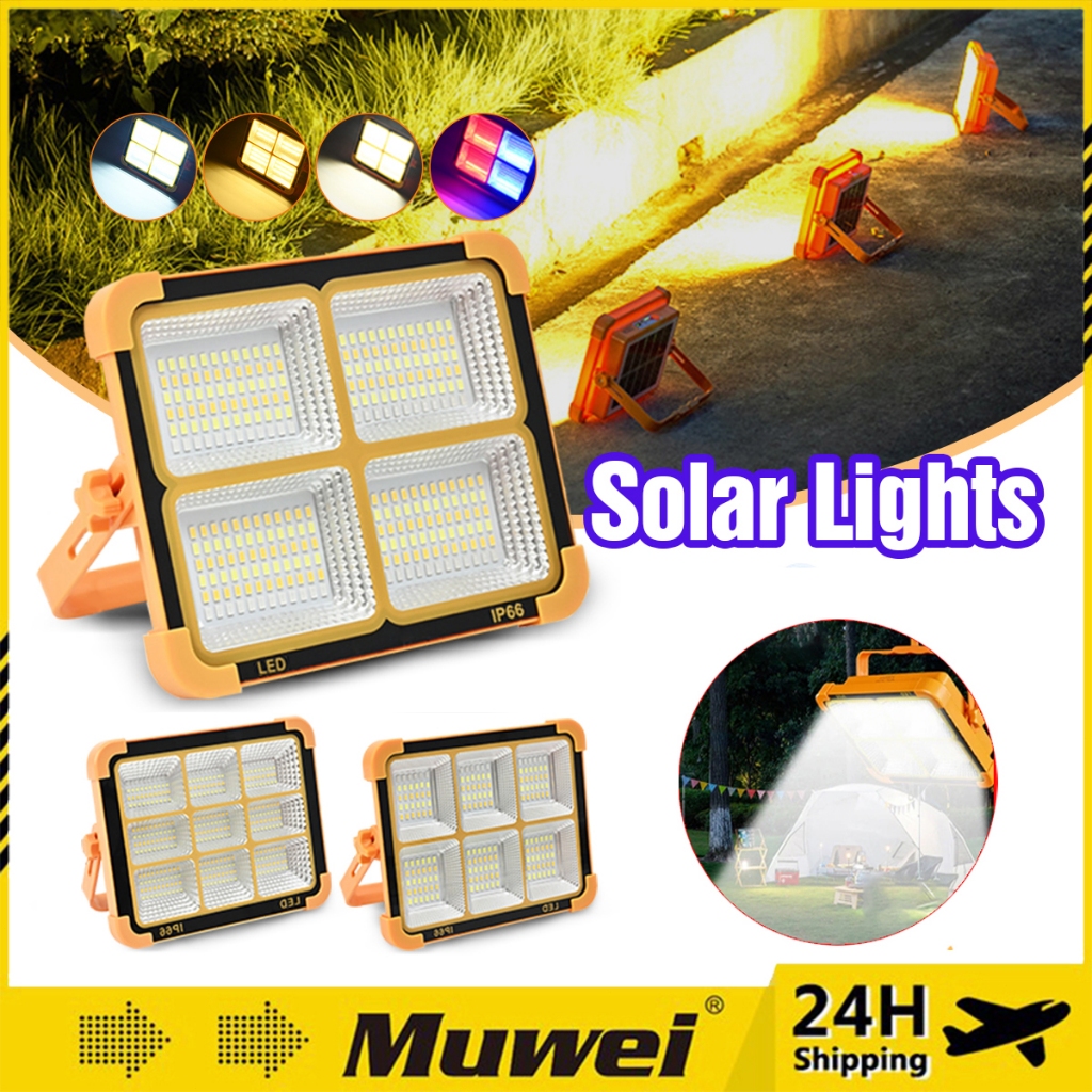 USB Rechargeable Solar Work Lights Portable LED Work Light Multipurpose ...