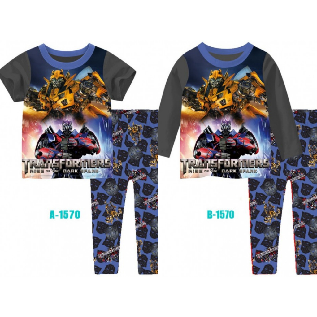 Ailubee TRANSFORMERS BUMBLEBEE Pyjamas / Sleepwear Kids Boy short ...