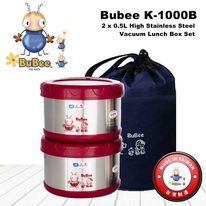 Tiantian BUBEE KK1000B DOUBLE LAYER VACUUM LUNCH JAR 1.0L (RED / BLUE ...