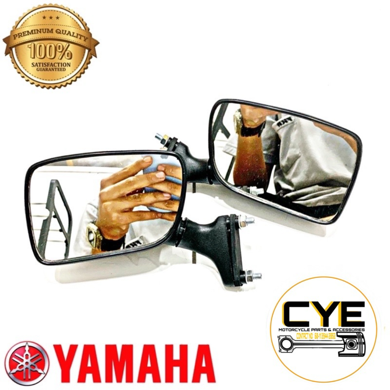YAMAHA TZM 150 SIDE MIRROR STANDARD CERMIN SISI TZM 150 YAMAHA BACK ...
