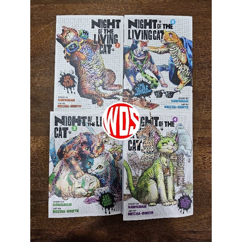 Manga : Night Of The Living Cat volume 1-4 (Fullset)(English Version ...