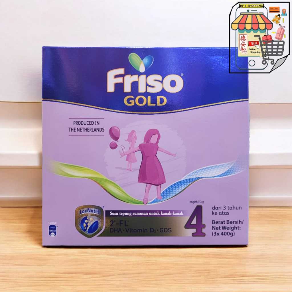 Friso Gold Step 4 1.2kg(3 x 400g) | Shopee Malaysia