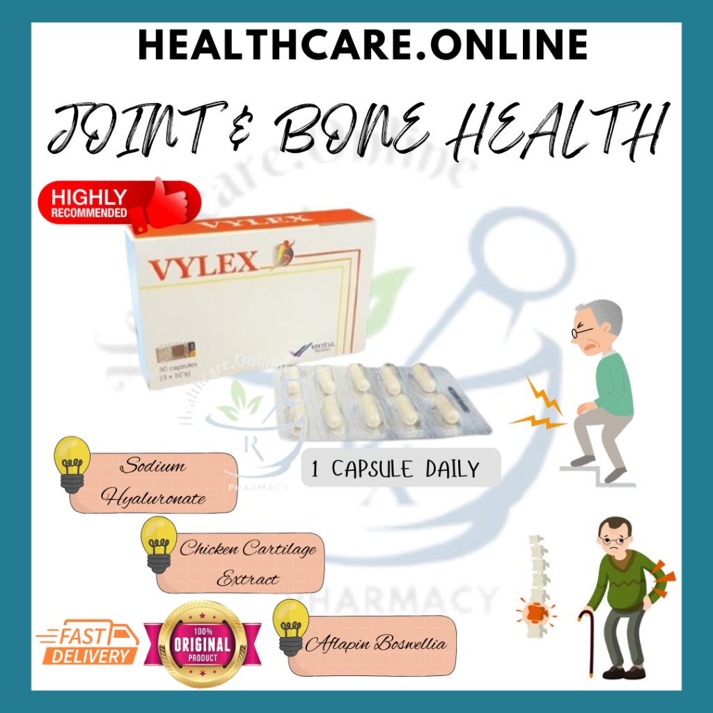 (HALAL) VYLEX BONE & JOINT HEALTH CAPSULE 30'S (SUPPLEMENT SAKIT LUTUT ...