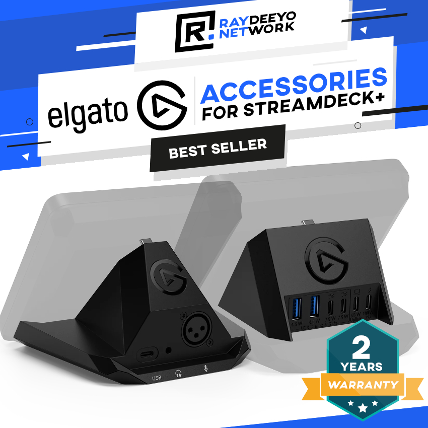 ELGATO XLR Dock / USB Hub - Accessories for Stream Deck+ [Audio ...
