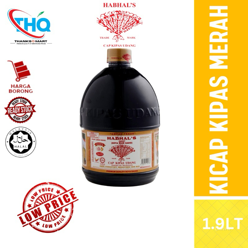 ｜LOW PRICE｜HABHAL‘S KIPAS UDANG LEMAK MANIS 1.9L | Shopee Malaysia