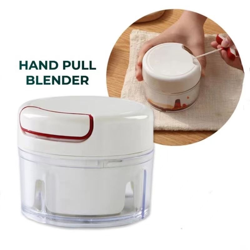 Manual Mini Food Garlic Chopper Hand Pull Blender Processor Vegetable ...