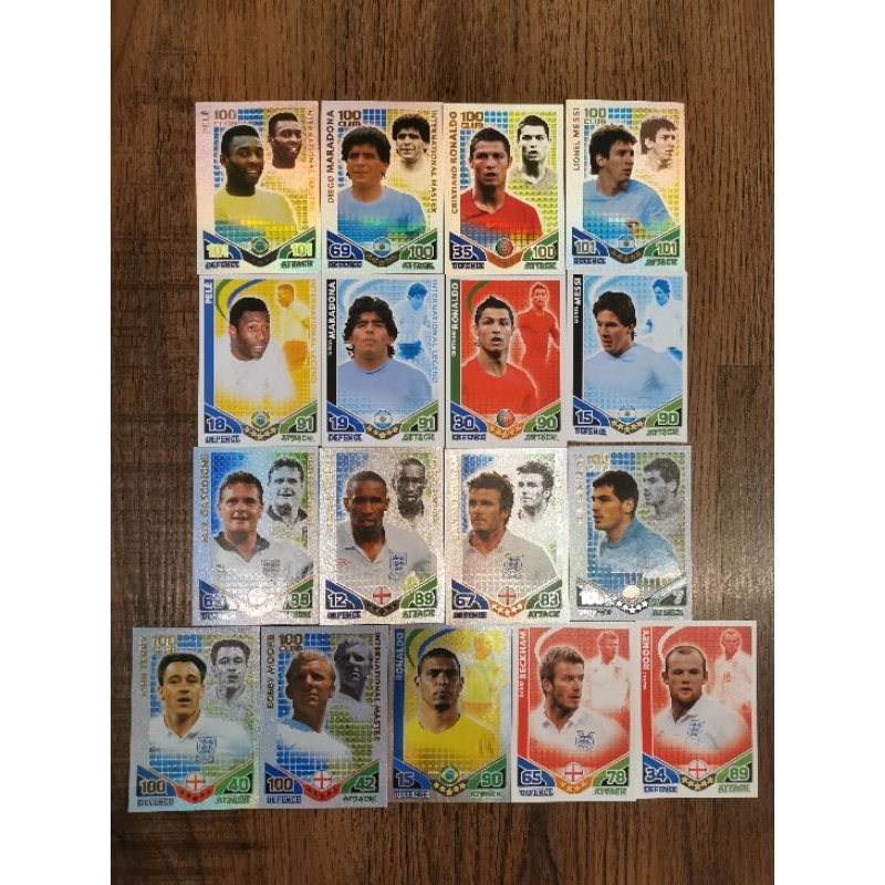Topps Match Attax World Cup 2010 Limited Edition and 100 Club Cards ...