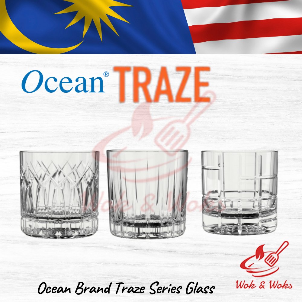 Ocean Brand TRAZE Series Glass Cup / Cawan Kaca Siri TRAZE Jenama Ocean ...