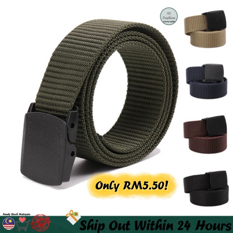 Automatic Buckle Nylon Male Army Tactical Belt Mens Military Waist ...