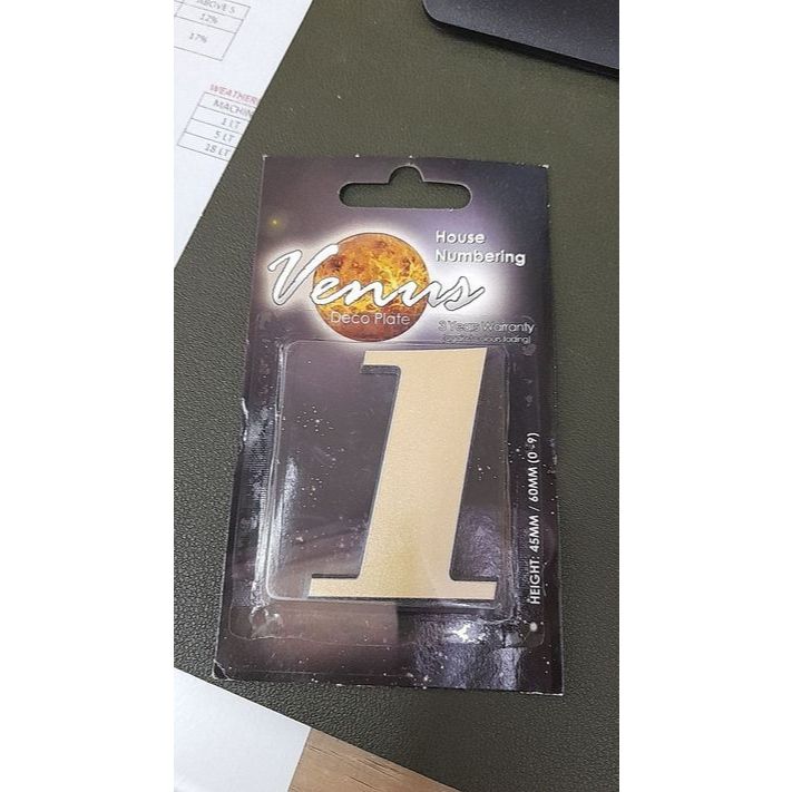 VENUS NUMBER PLATE 60MM | Shopee Malaysia