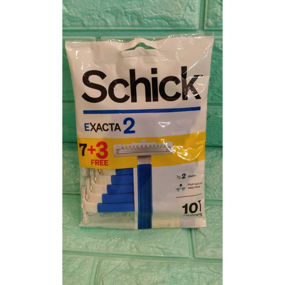 SHICK Exacta 2 ( 7+3 razors) | Shopee Malaysia