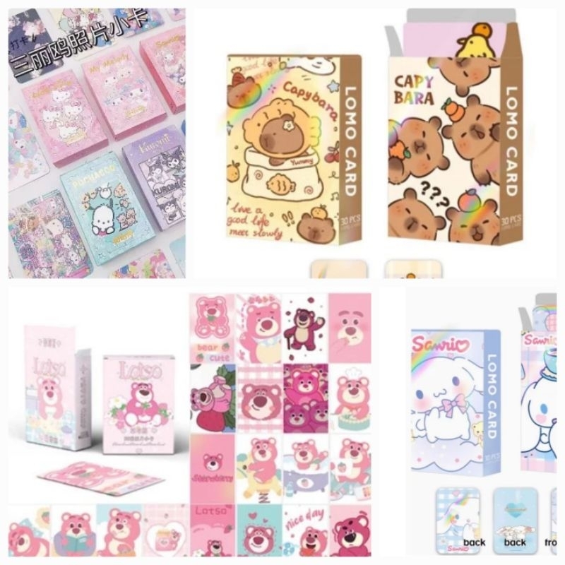Sanrio Kuromi Melody Cinnamoroll Kitty Pochacco Labubu Lotso Flash Card ...