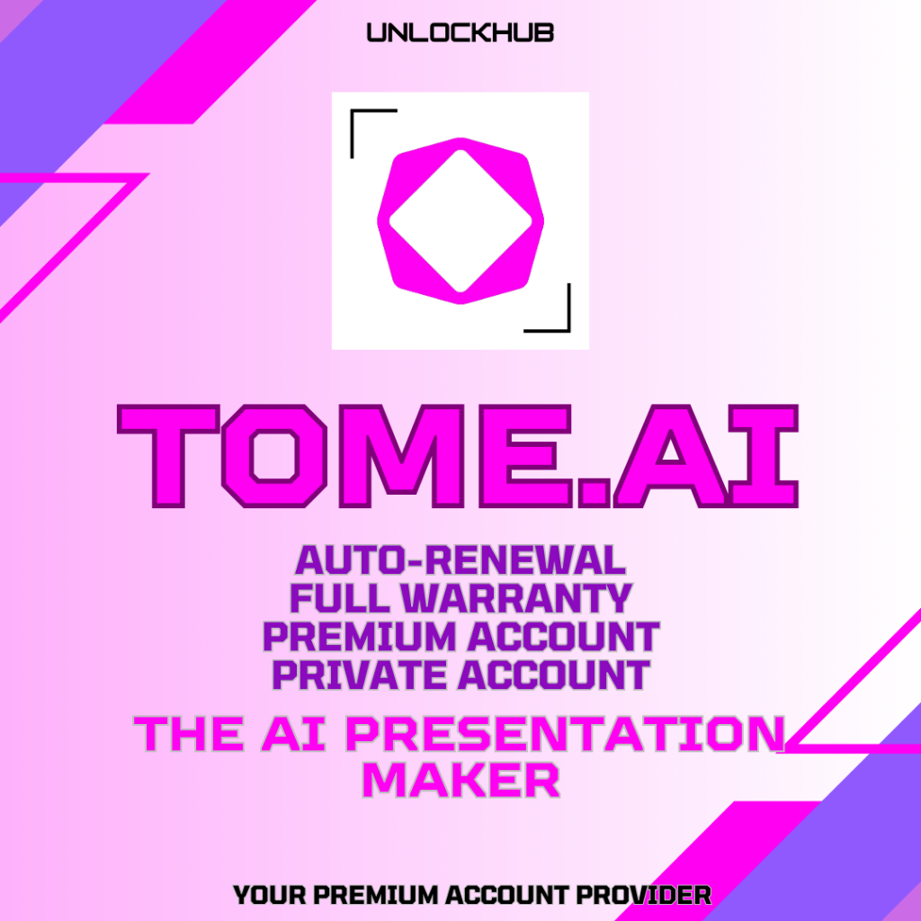 TOME AI丨AI Presentation Slide Maker丨Instant Delivery | Full Warranty ...