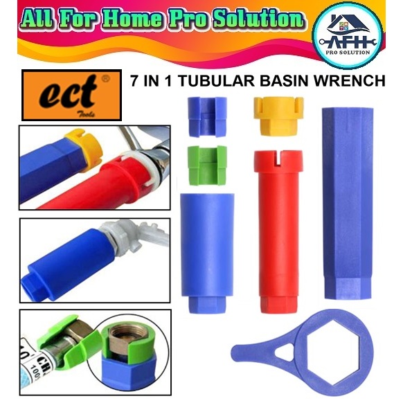 7 in1 ECT Tubular Faucet Wrench Multi Faucet Opener 4 in 1 61-ECT268A ...