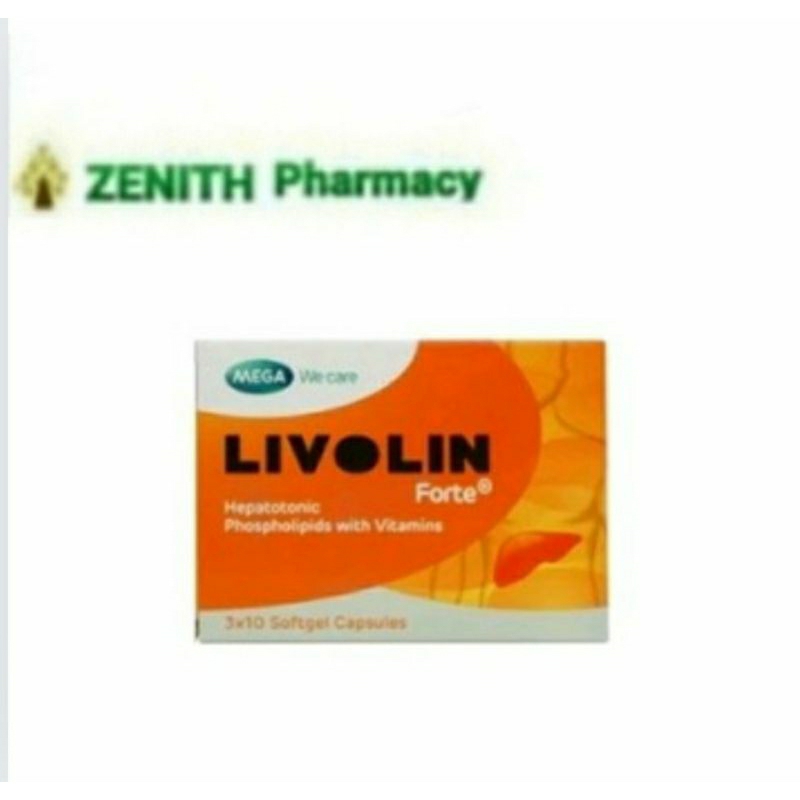 Mega Livolin Forte Phospholipids Exp:04/2026 With Vitamins 10's/20's/50 ...