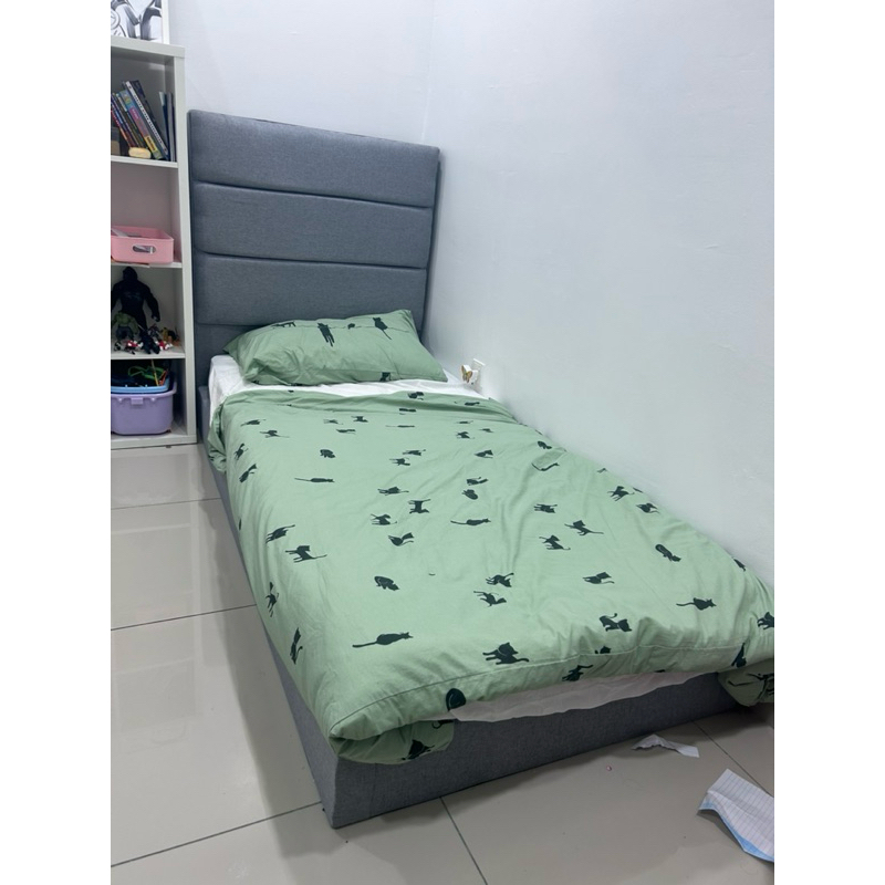 Set katil single/BedFrame Single/Katil bujang /King | Shopee Malaysia
