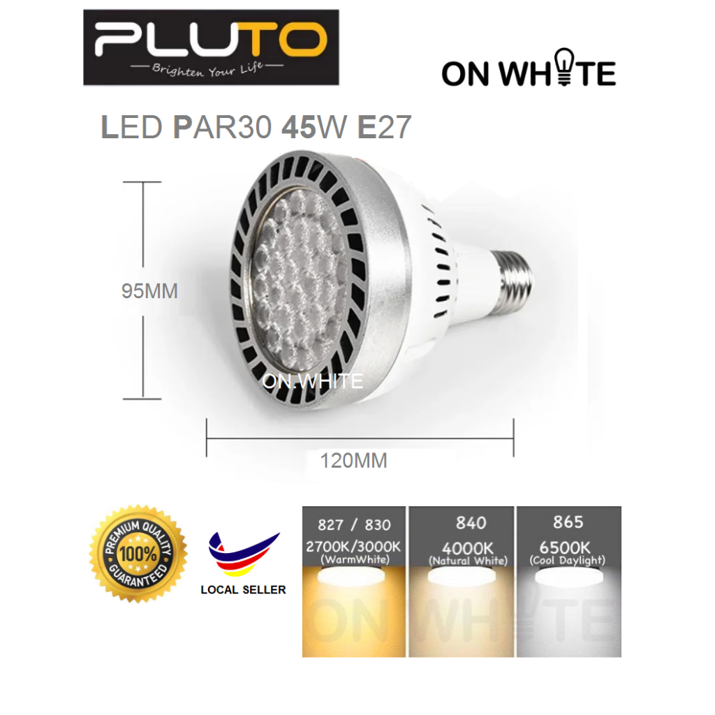 PLUTO LED Spot Bulb - 45W - PAR30 E27 BUILD IN BLOWER FAN INSIDE FAST ...