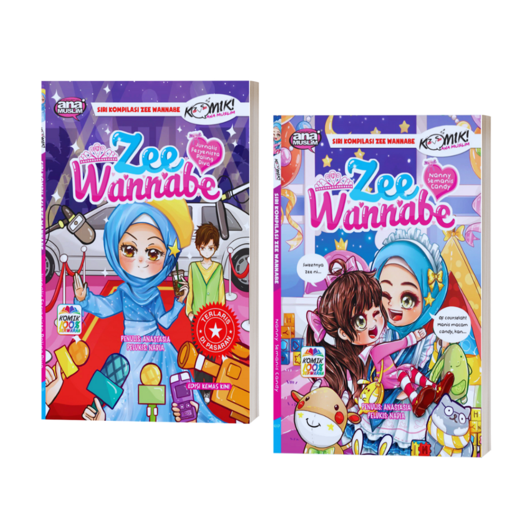 KOMIK Ana Muslim Siri Kompilasi Zee Wannabe JURNALIS FESYENISTA PALING ...