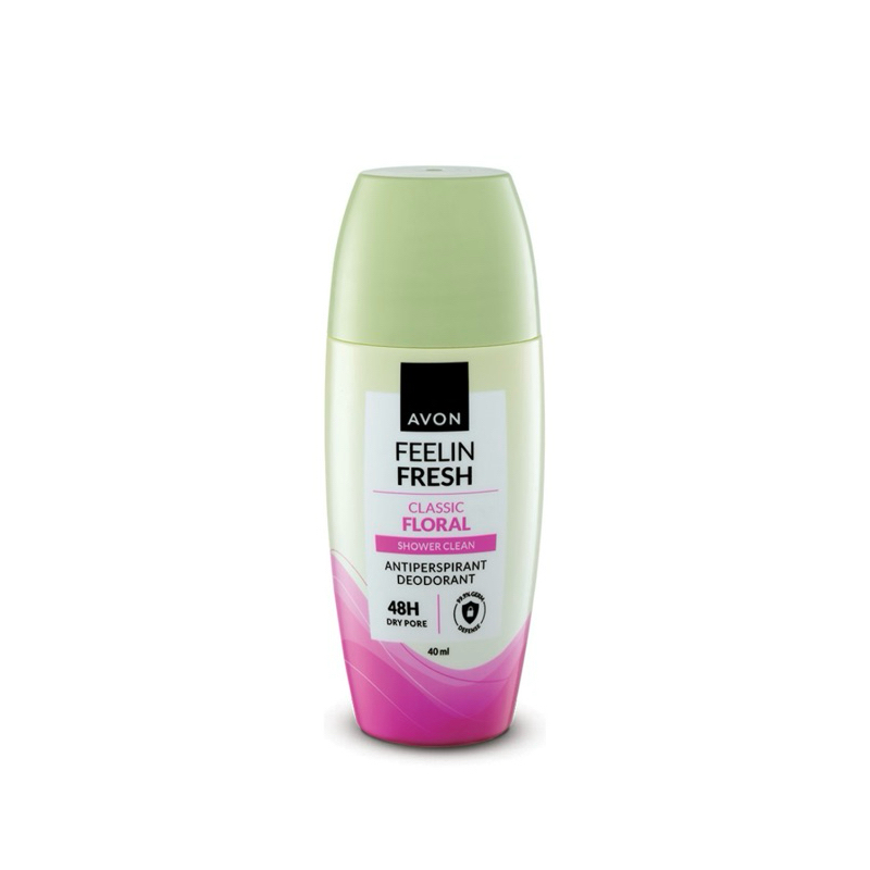 Avon Feelin Fresh anti perspirant Classic Floral Roll On 40ml | Shopee ...