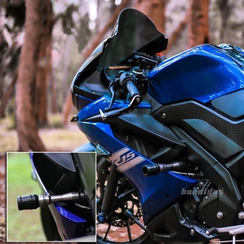 Slider Fairing Yamaha R15 V3 MT-15 FZ150 Frame Guard Crash Bar Pad Protector Motorcycle Anti ...