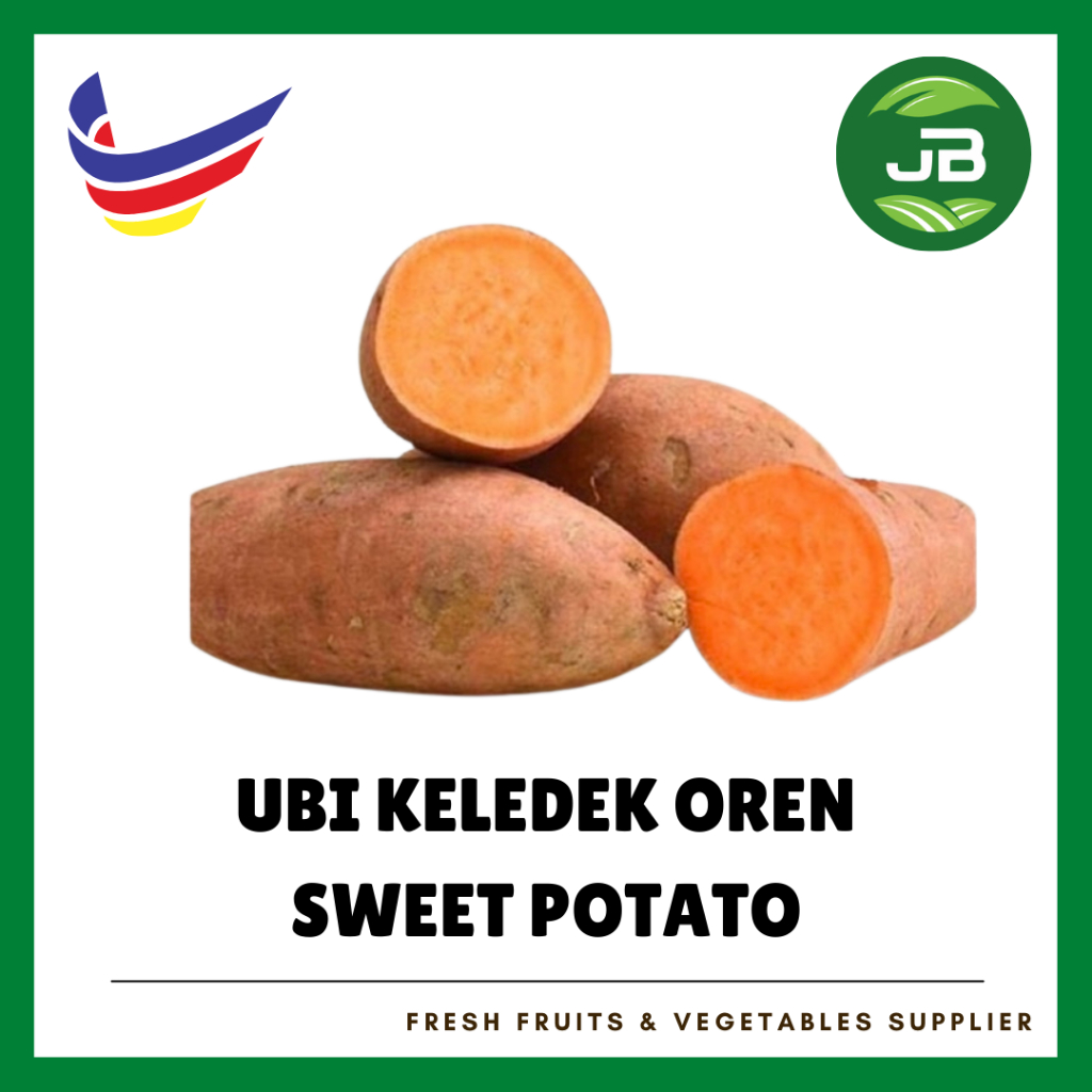Ubi Keledek Oren 番薯 500g+/- OR 1kg+/- Sweet Potato (Orange) | Shopee ...