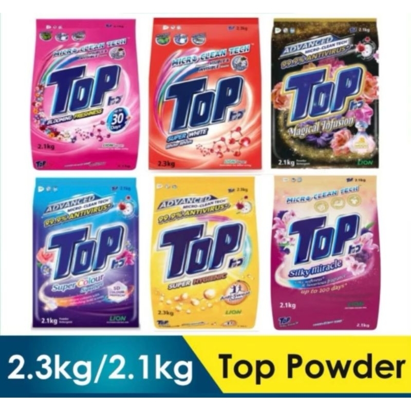 Top Powder Detergent 750g & 2.1kg | Shopee Malaysia