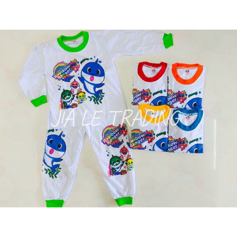 【New Cartoon】Kid's Pyjamas Baby Shark Long Sleeve Children Pajamas Set ...