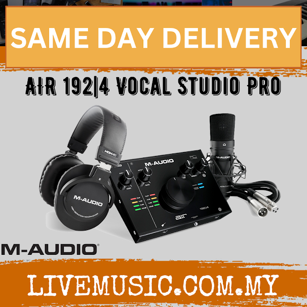 M-Audio AIR 192|4 USB Audio Interface / Studio Pack | Shopee Malaysia