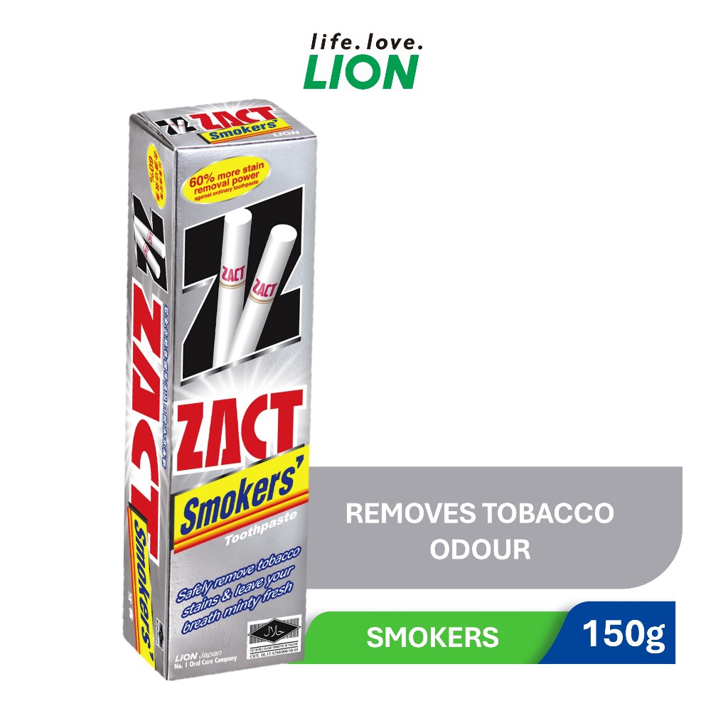 ZACT Toothpaste - Smokers' (150g) | Shopee Malaysia