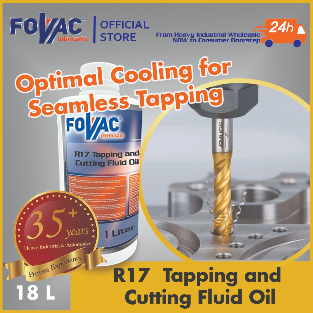 FOVAC® R17 Tapping and Cutting Fluid Oil - 1 Liter | Shopee Malaysia