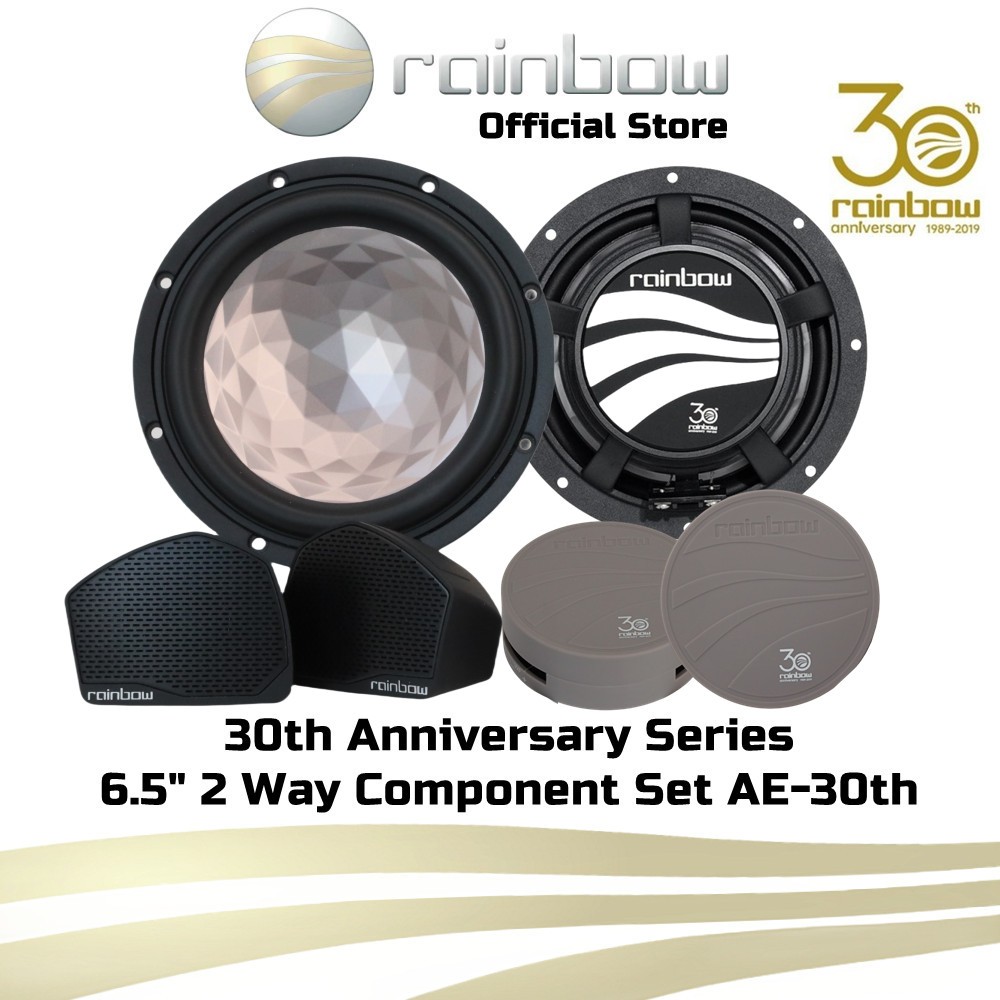 Rainbow Audio 6.5" 2 Way Component Car Speaker With Ambient Light ...