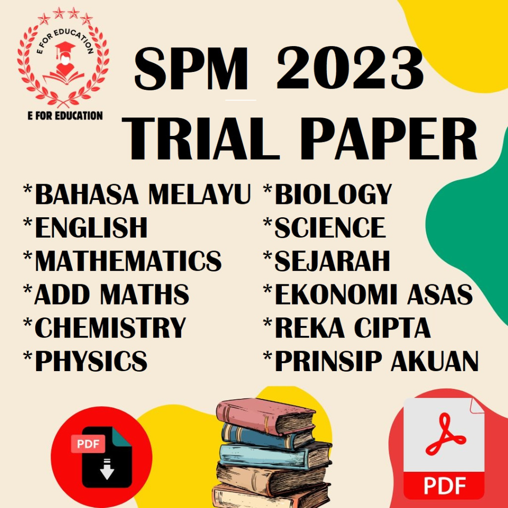 [SPM SOFTCOPY] Soalan Percubaan SPM Negeri 2023 Past Year Question SPM ...