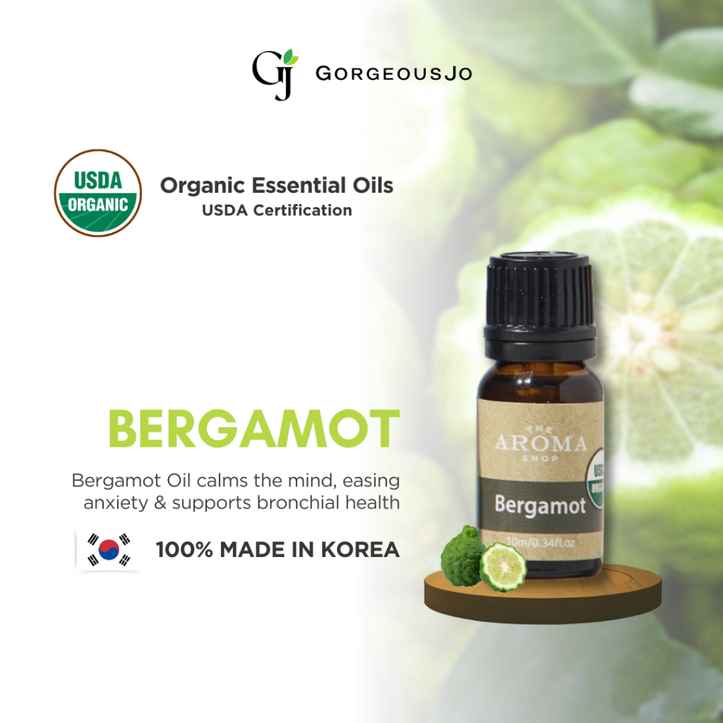 Gorgeous Jo - The Aroma Shop - Organic Bergamot Pure Essential Oil (10ml) | Shopee Malaysia