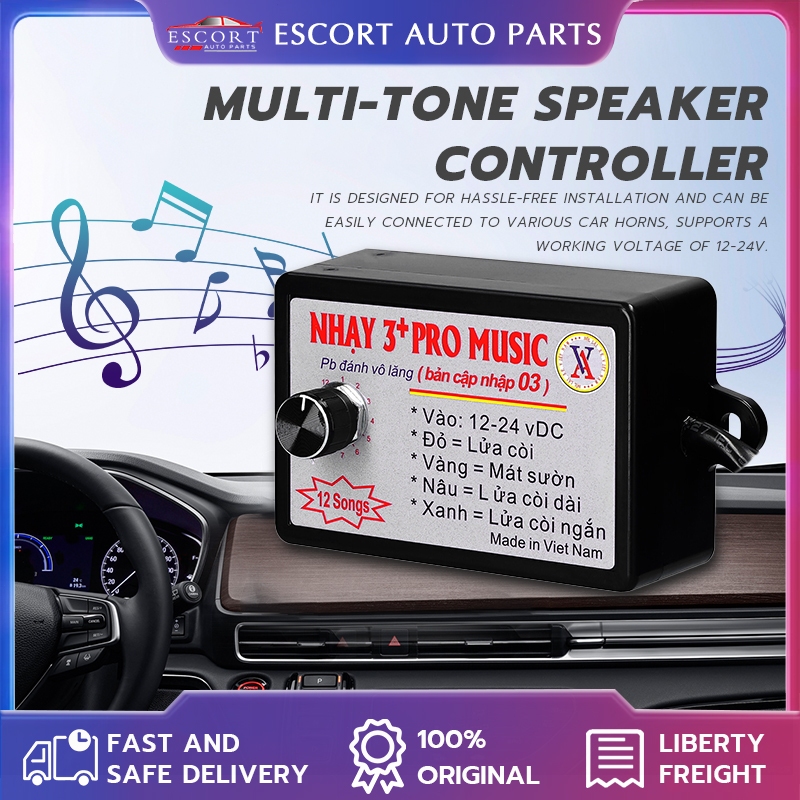 Nhay 3+ Pro Music Rapid Horn Relay Car Horn Controller Electric Horn ...