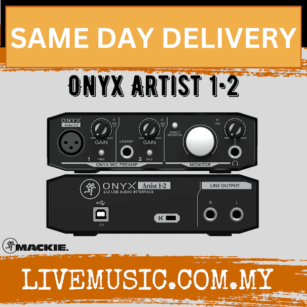 Mackie Onyx Artist 1-2 USB Audio Interface (OnyxArtist/Onyx-Artist ...